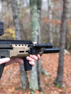 Agent - 5.56 rifle silencer with QD option